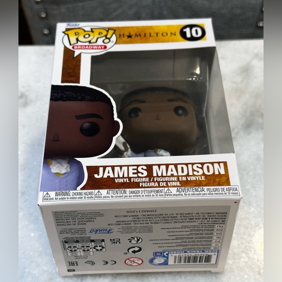 Hamilton | Toys | Funko Pop Hamilton James Madison Vinyl Figurine New ...